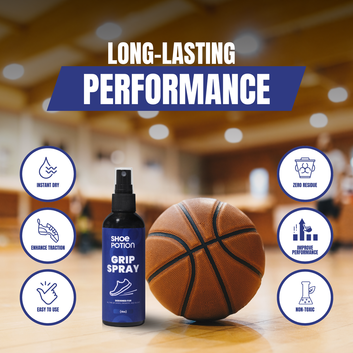 Shoe Grip and Anti Slip Spray for Traction